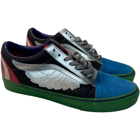 Vans | Shoes | Vans X Marvel Avengers Old Skool Sneaker Hulk Captain ...